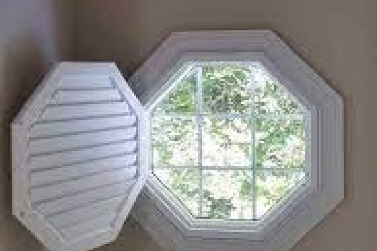 Premium Octagon Wood Shutter from Direct Buy Blinds